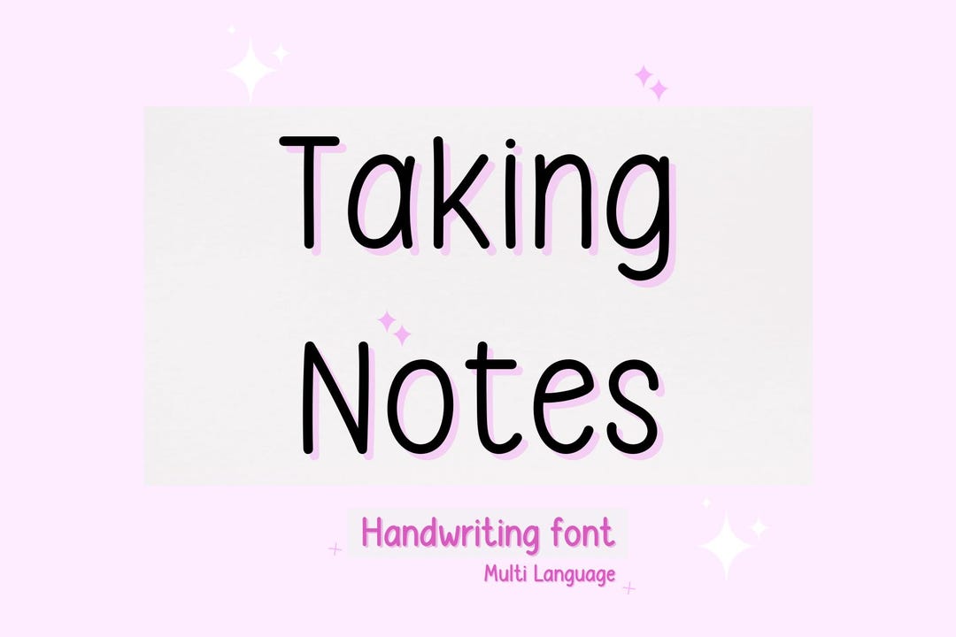 Handwriting Font, Handwritten Font, Goodnotes Font, Cute Font, Neat ...