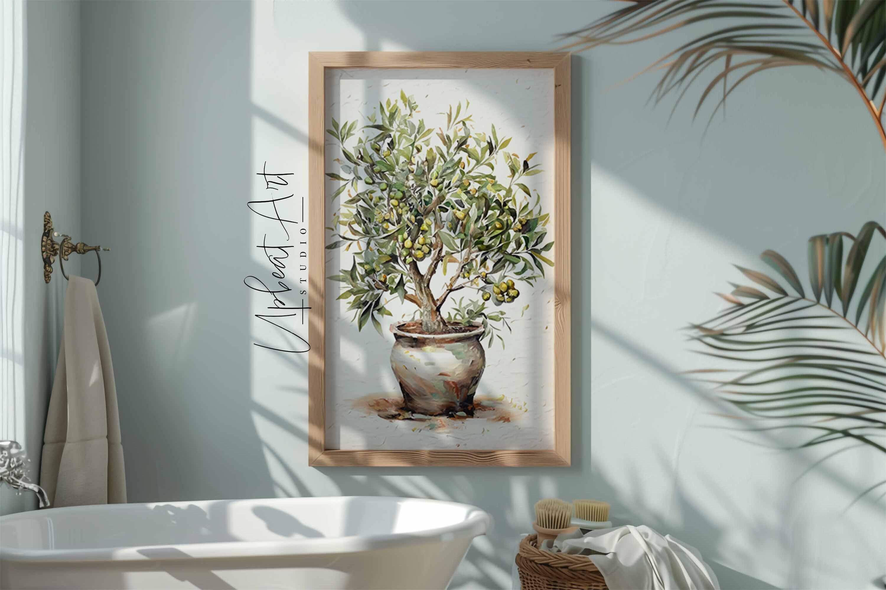 PRINTABLE Olive Tree Painting Sill Life Wall Art Restaurant Decor Olive ...