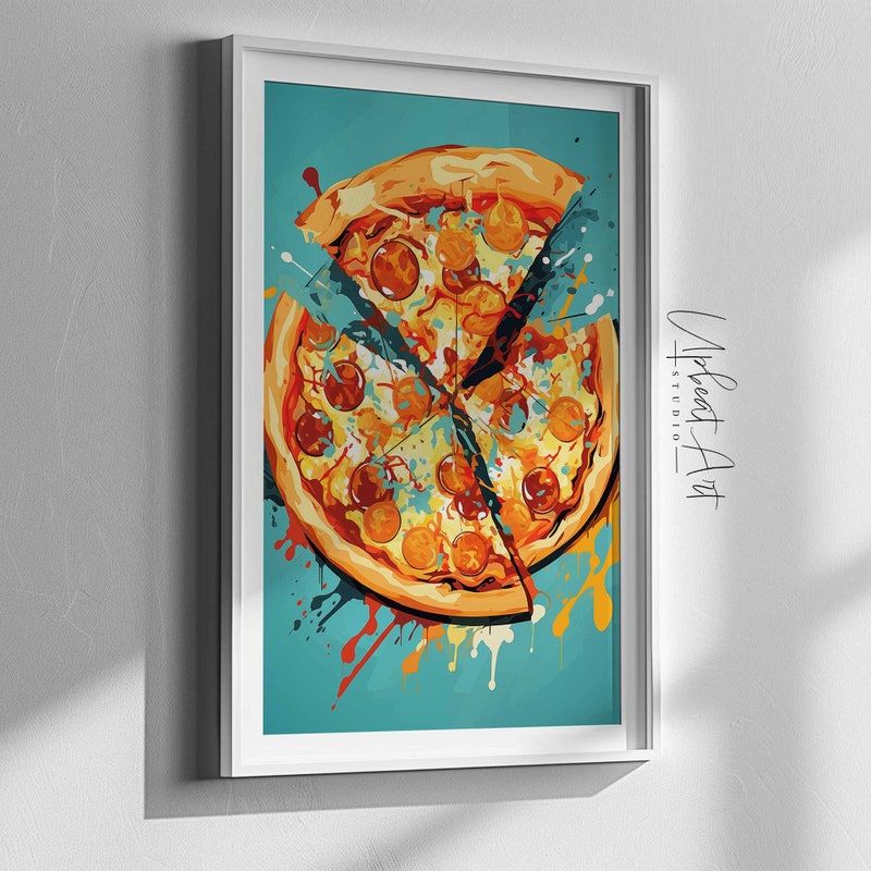Pizza Poster - Etsy UK