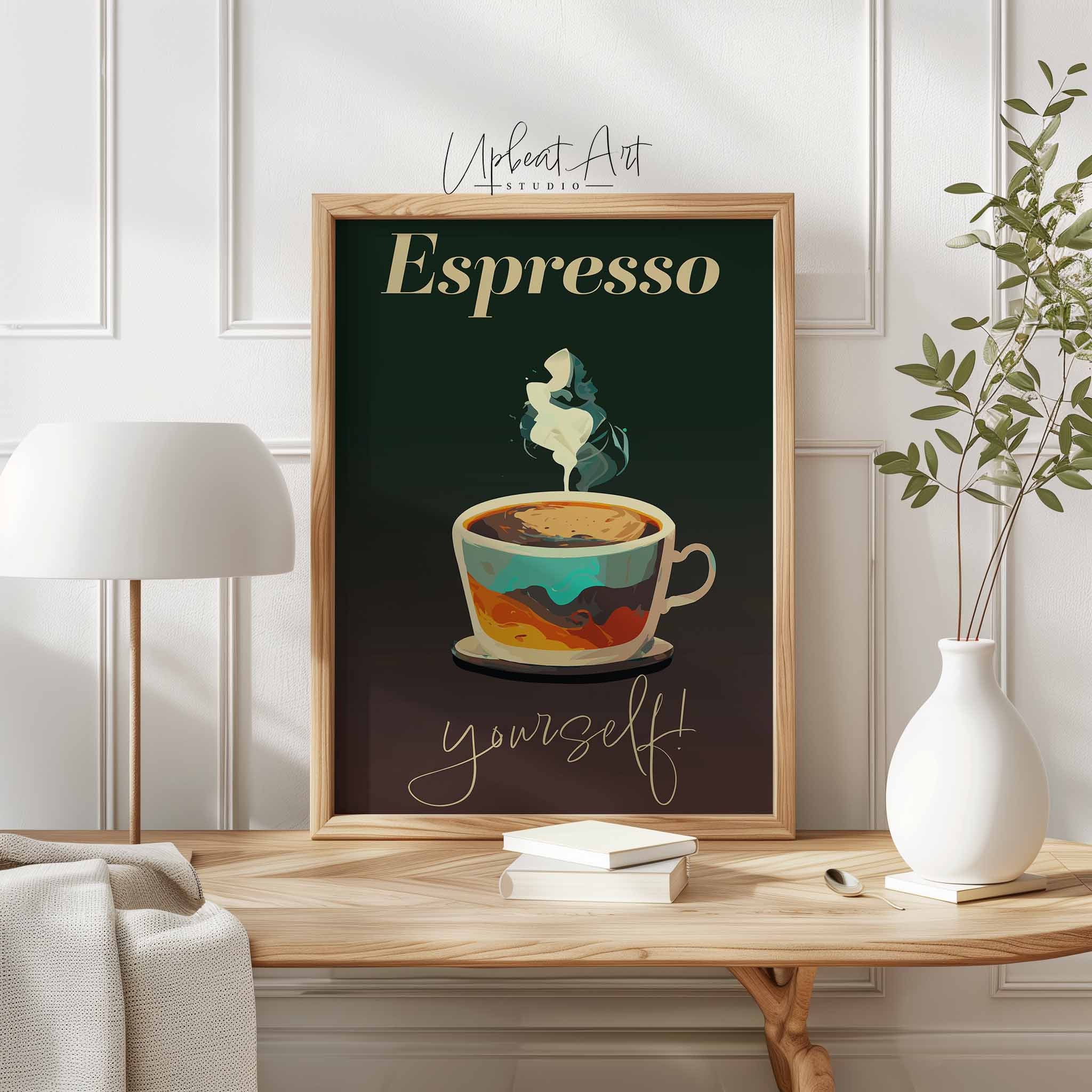 Coffee Wall Art, Coffee Bar Print, Espresso Coffee Poster, Coffee Lover ...