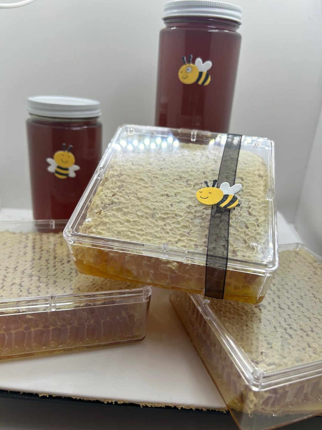 Bees Square Honey Bars - Etsy