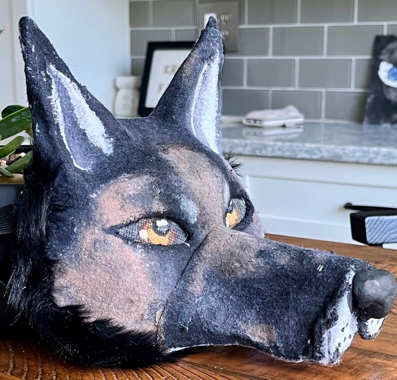 Therian Wolf / Dog Mask Made to Order - Etsy