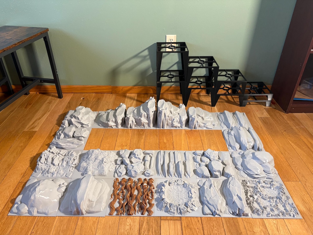 3D Printed 20 Tile RC Crawler Course | 1/18 & 1/24 Scale | Terrain ...