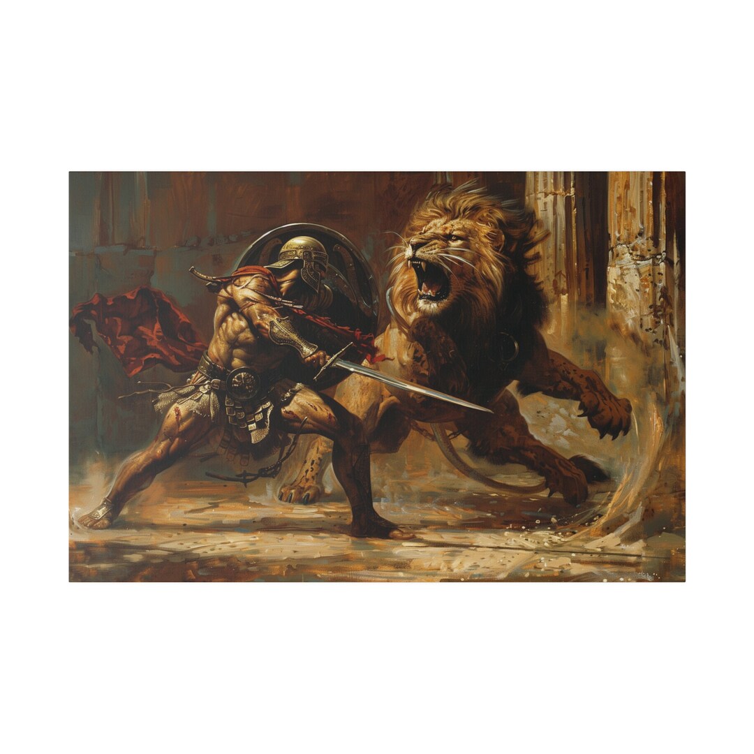 Gladiator, Warrior, Canvas Art, Fantasy, Art, Battle, Warrior, Art ...