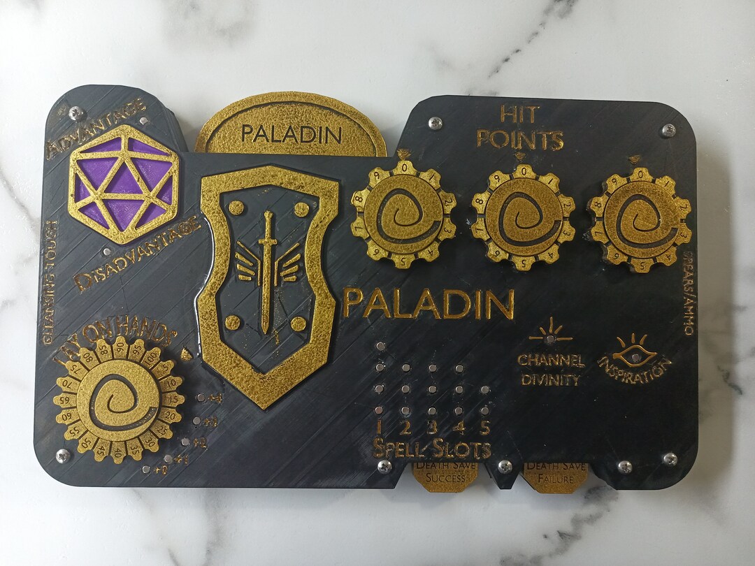 Dnd Paladin Stat Tracker - Etsy