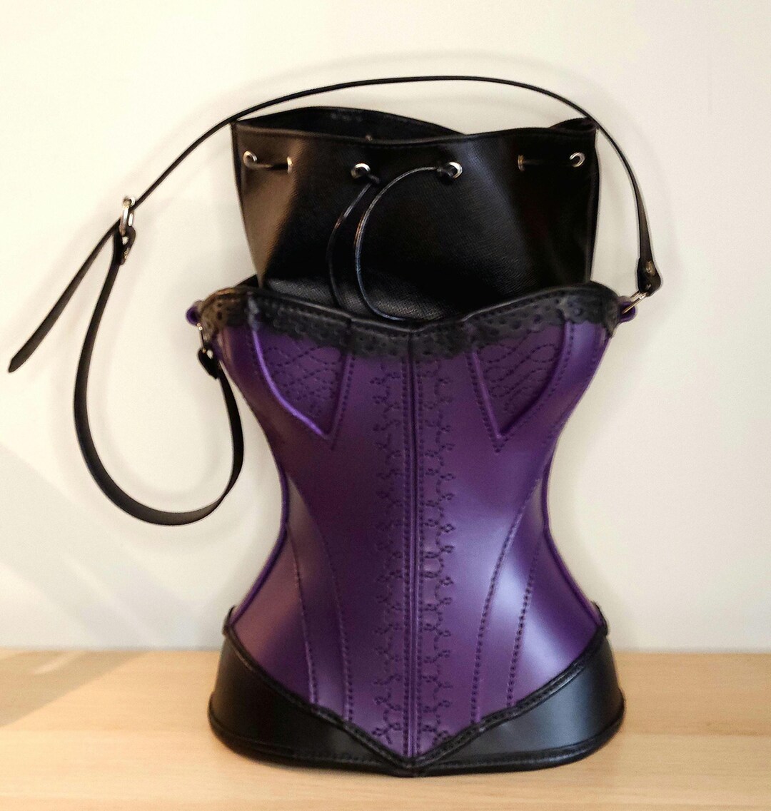 Leather Corset Handbag - Etsy