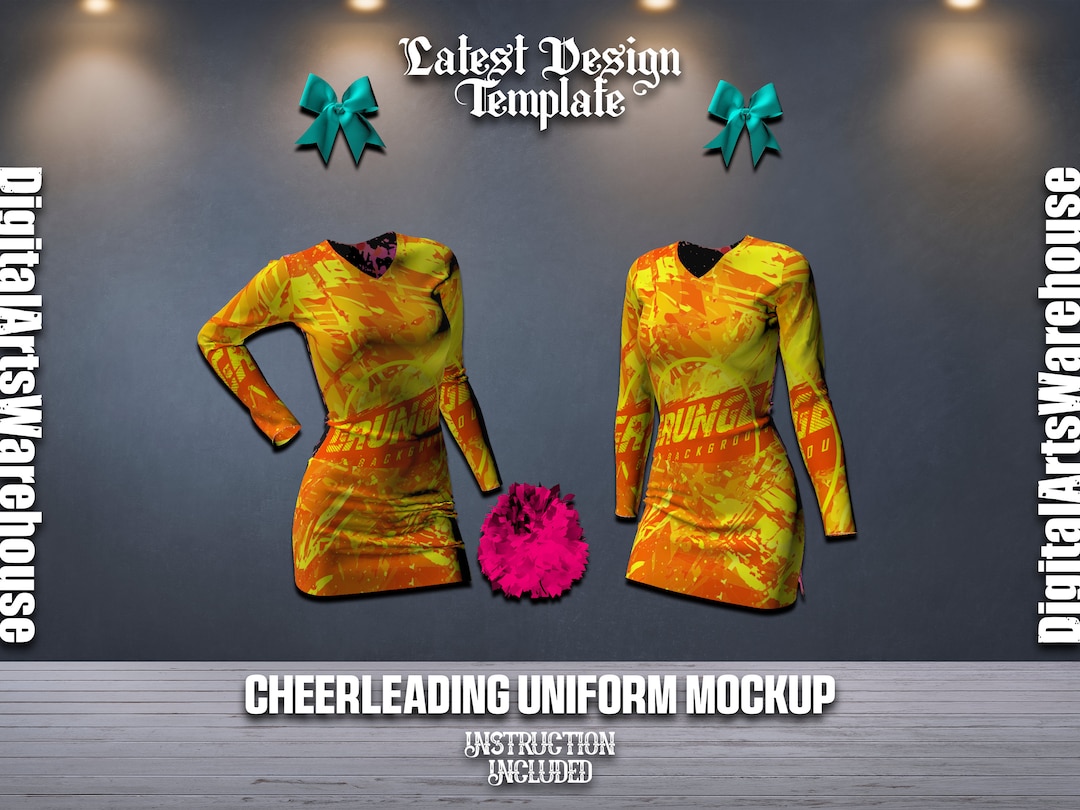 Cheerleading Uniform Mockup - Etsy