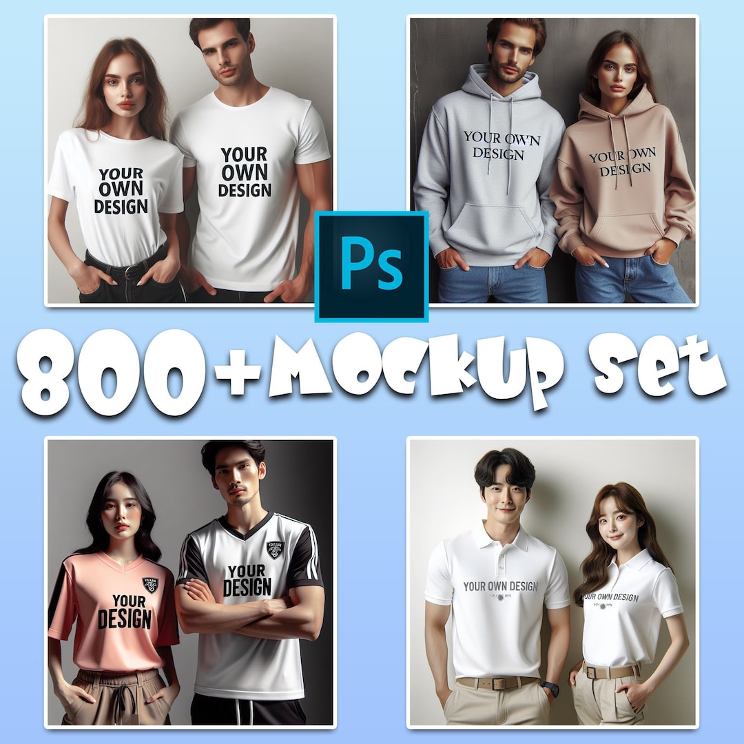 800+ Designer Mockups Templates Bundles - Etsy
