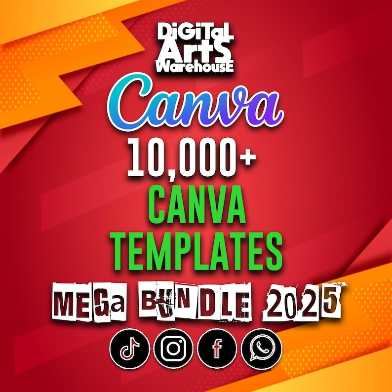 10,000+ Canva Templates Mega Bundle 2025 | All-in-one Design Pack for ...