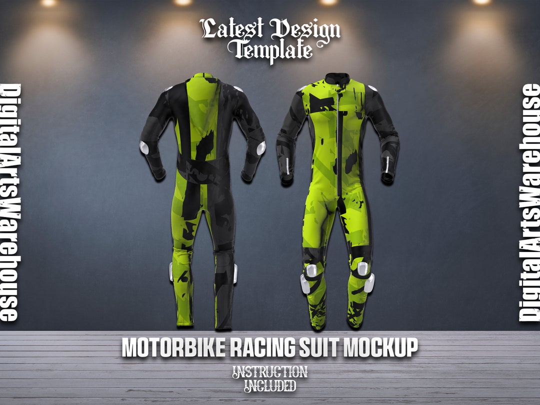 Motorbike Racing Suit Mockup - Etsy