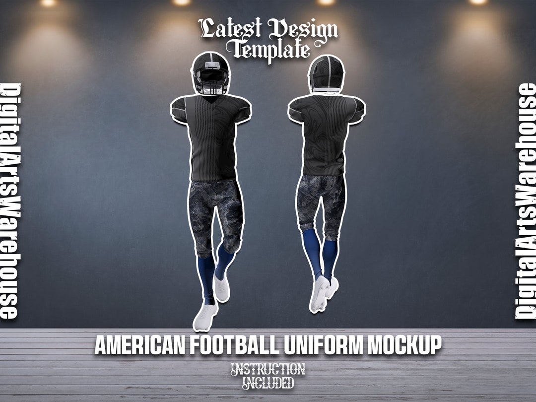 American Football Uniform Mockup - Etsy