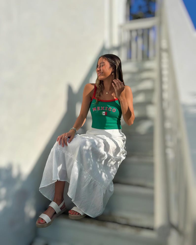Y2K Mexico Crop Top, 2000s Aesthetic - Etsy