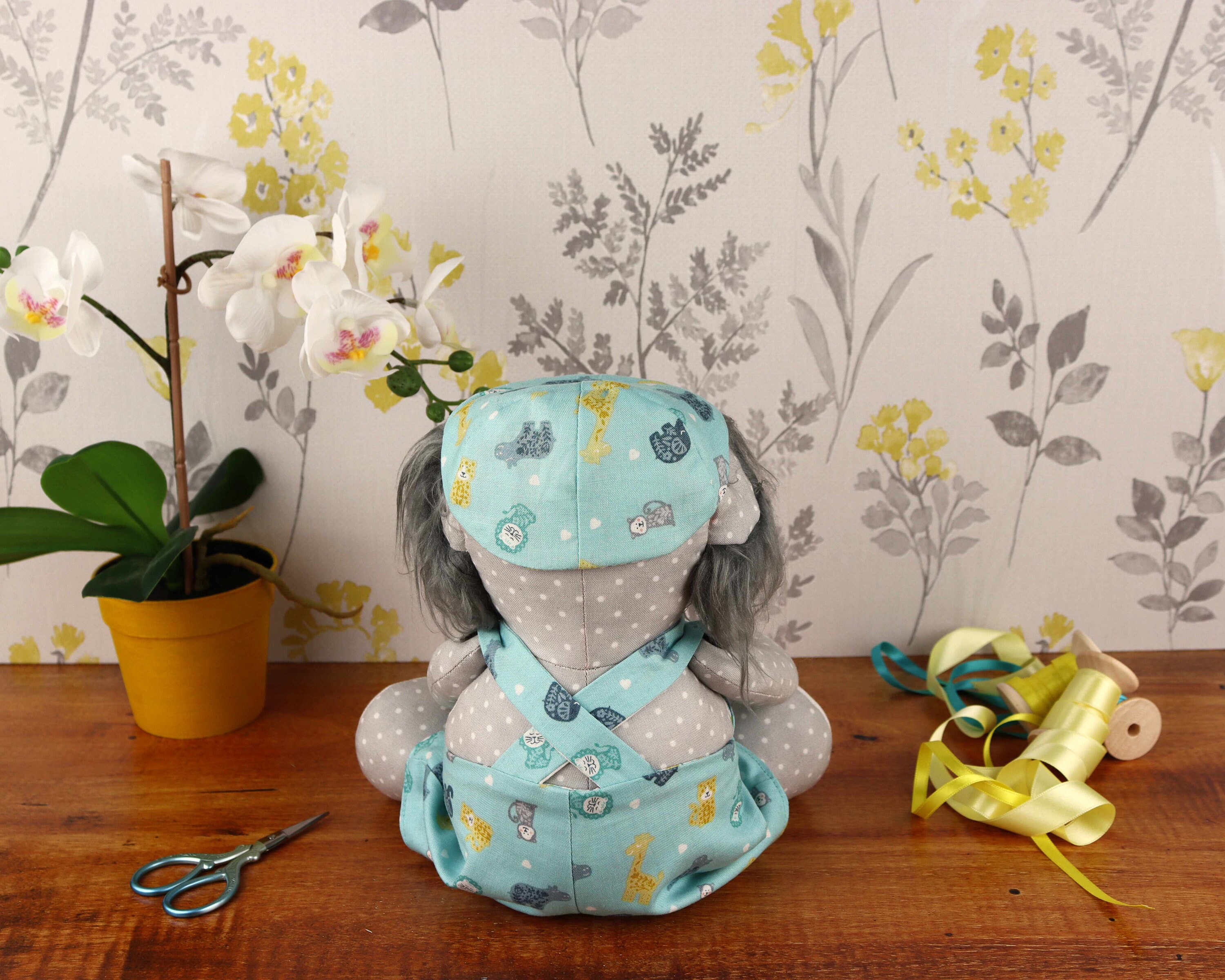 Stuffed Animal With Clothes Pattern and Tutorial, Koala Pdf Sewing ...