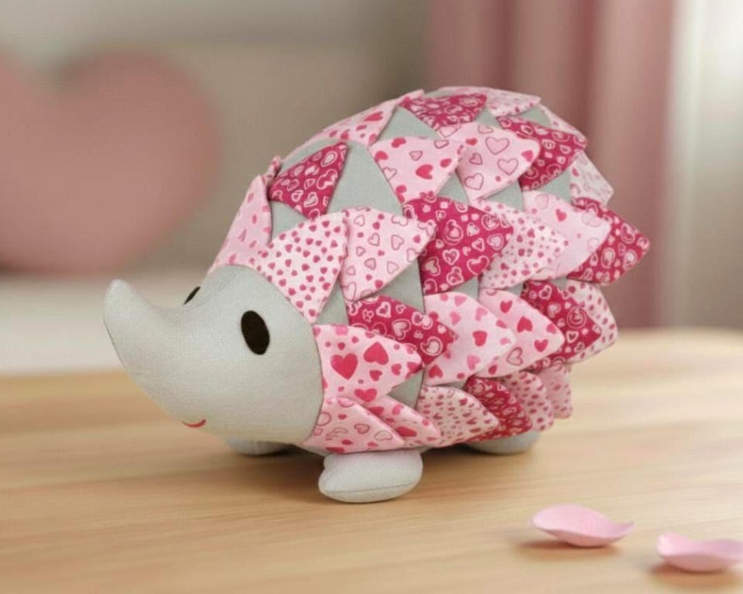 Stuffed Hedgehog PDF Sewing Pattern, Plush Animal Tutorial - Etsy