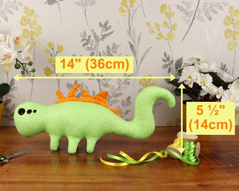 Stuffed Toy Sewing Pattern for Monster, Fabric Toy Sewing Tutorial ...