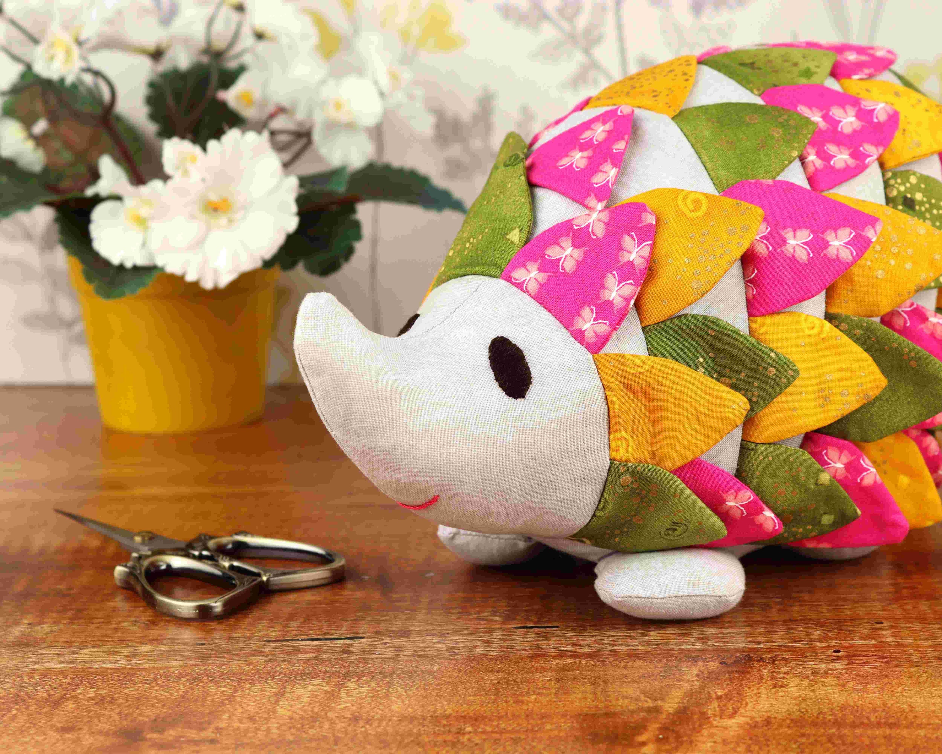 Plush Hedgehog Sewing Pattern and Tutorial, Stuffie Pdf Pattern for ...
