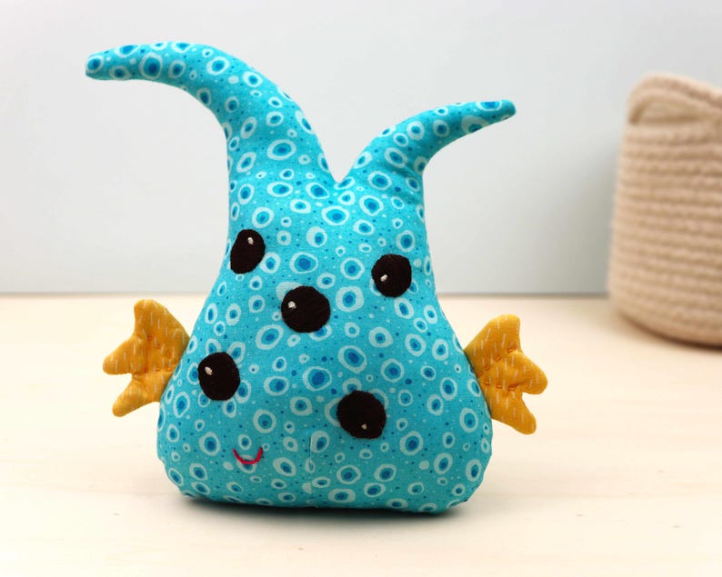 Plush Monster Sewing Pattern: Soft Doll Toy Tutorial (PDF) - Etsy