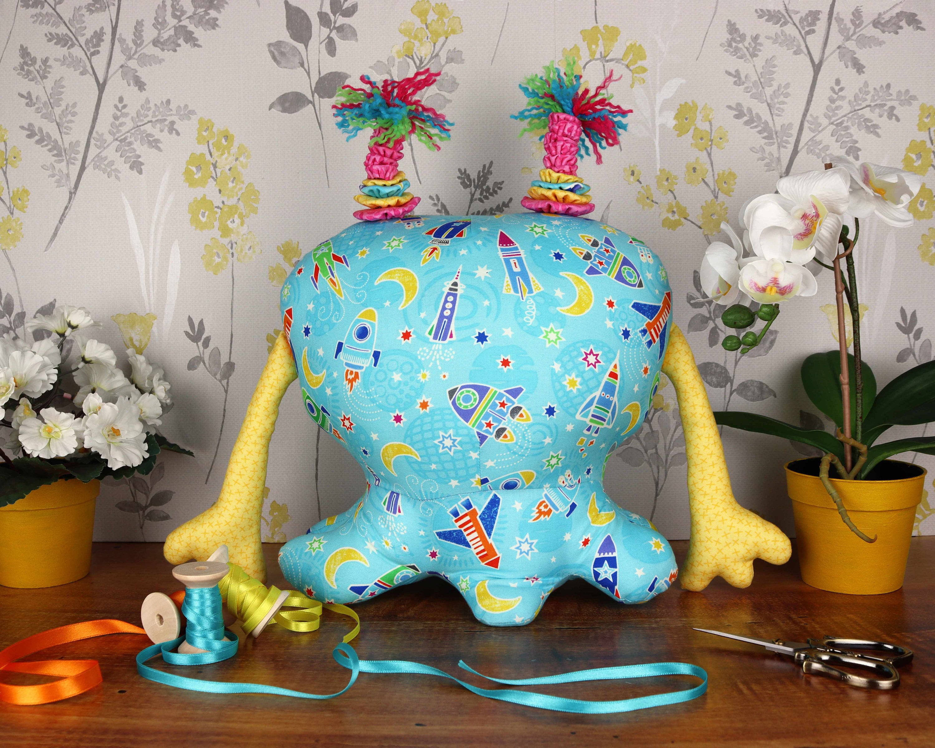 Plush Monster Sewing Pattern, Softie Pattern for Monster, Plush Toy Pdf ...