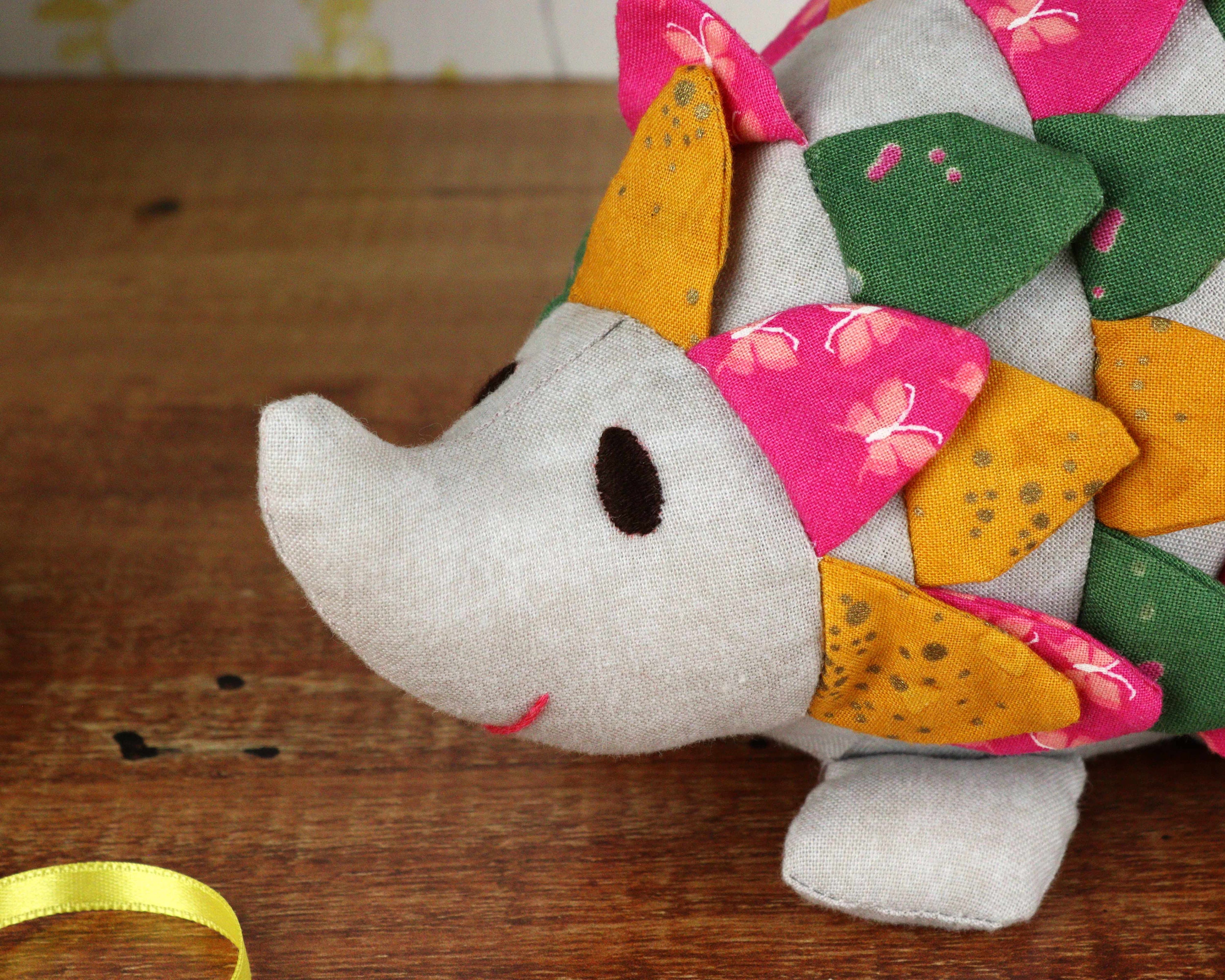 Stuffed Hedgehog Pattern for Sewing, Soft Toy Sewing Pattern, Hedgehog ...