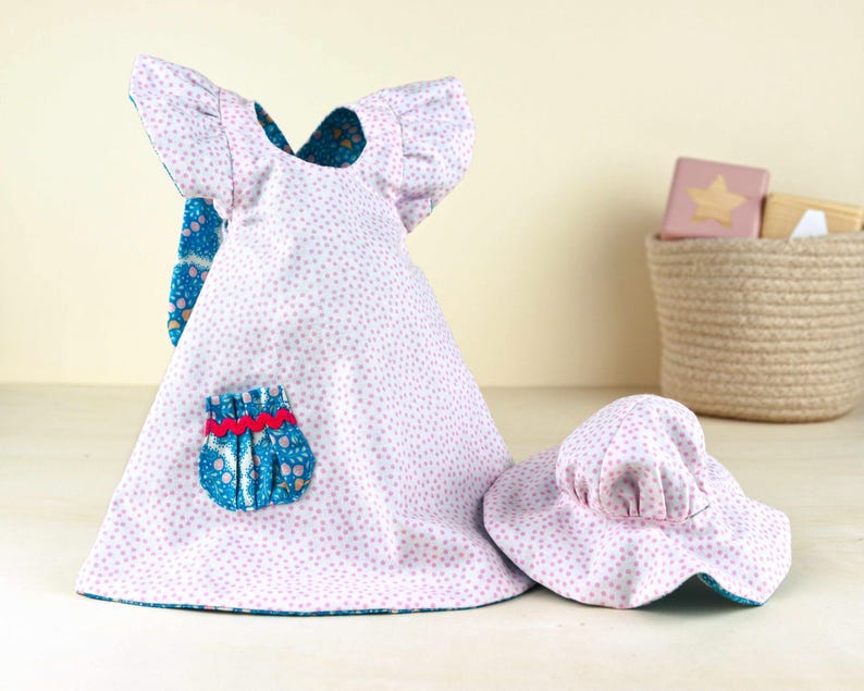 Doll Dress Pdf Pattern for Animal Toy, Toy Clothing Sewing Tutorial for ...