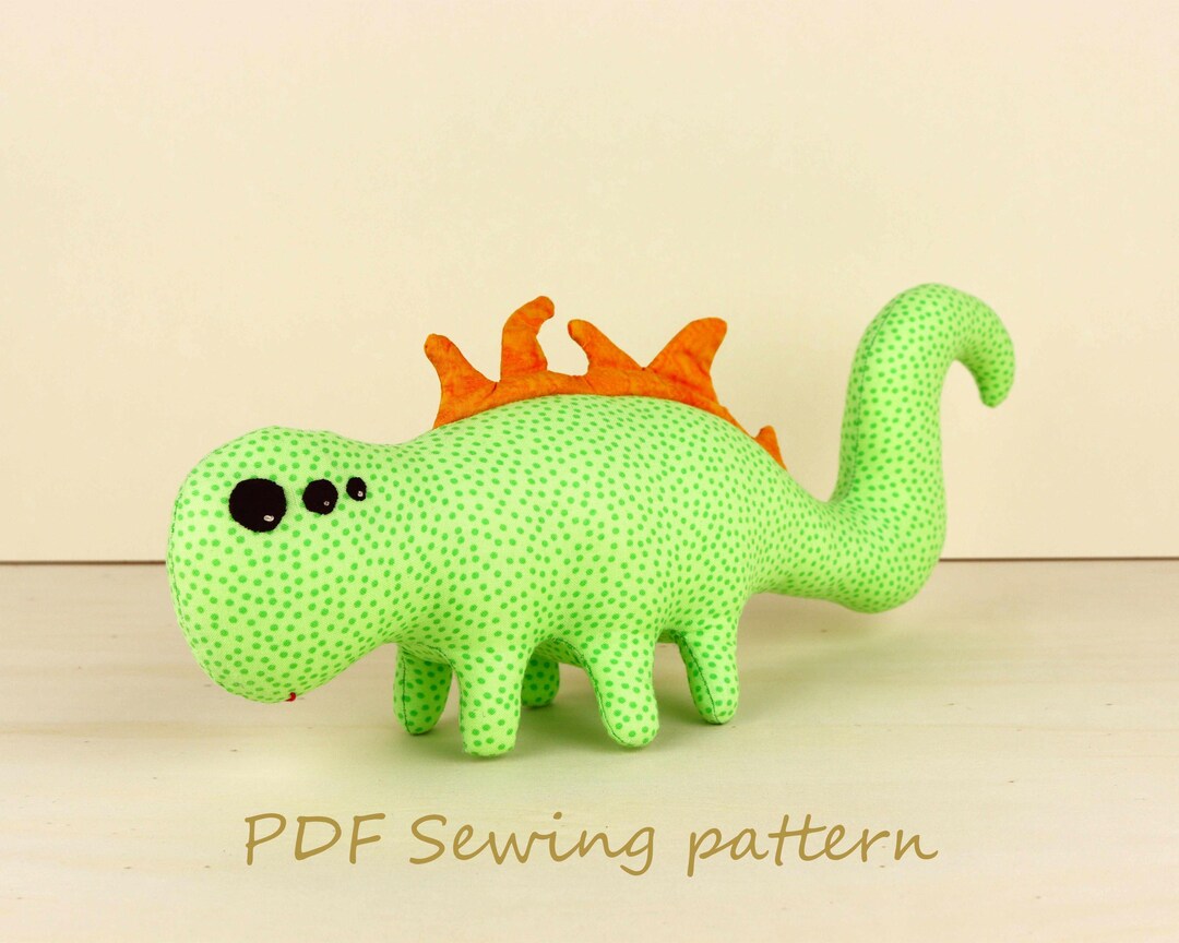 Monster Doll Pdf Sewing Tutorial, Fabric Toy Pattern to Sew Big Monster ...
