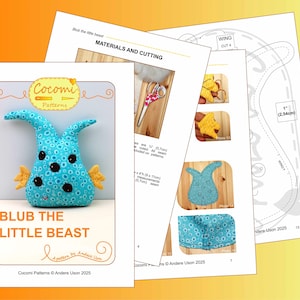 Plush Monster Sewing Pattern: Soft Doll Toy Tutorial (PDF) - Etsy