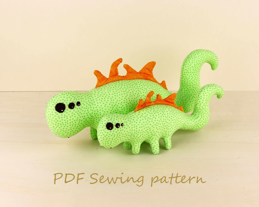 Stuffie Monster Digital Tutorial to Sew, Set of 2 Softie Monster Sewing ...