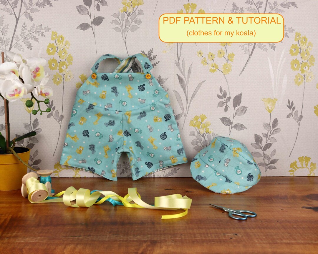 Clothes Sewing Pattern for Stuffies, Outfit Sewing Pattern and Tutorial ...