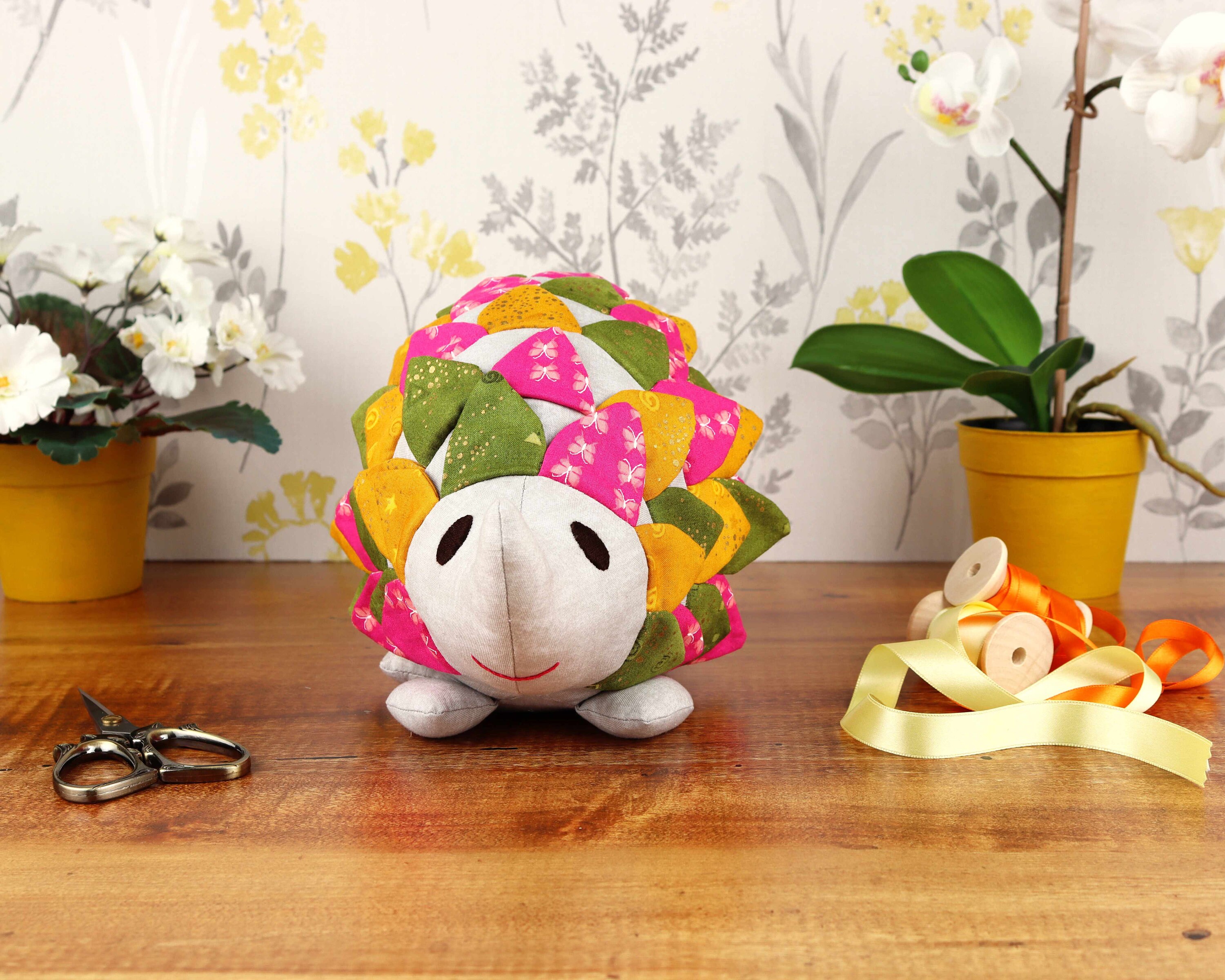 Plush Hedgehog Sewing Pattern and Tutorial, Stuffie Pdf Pattern for ...