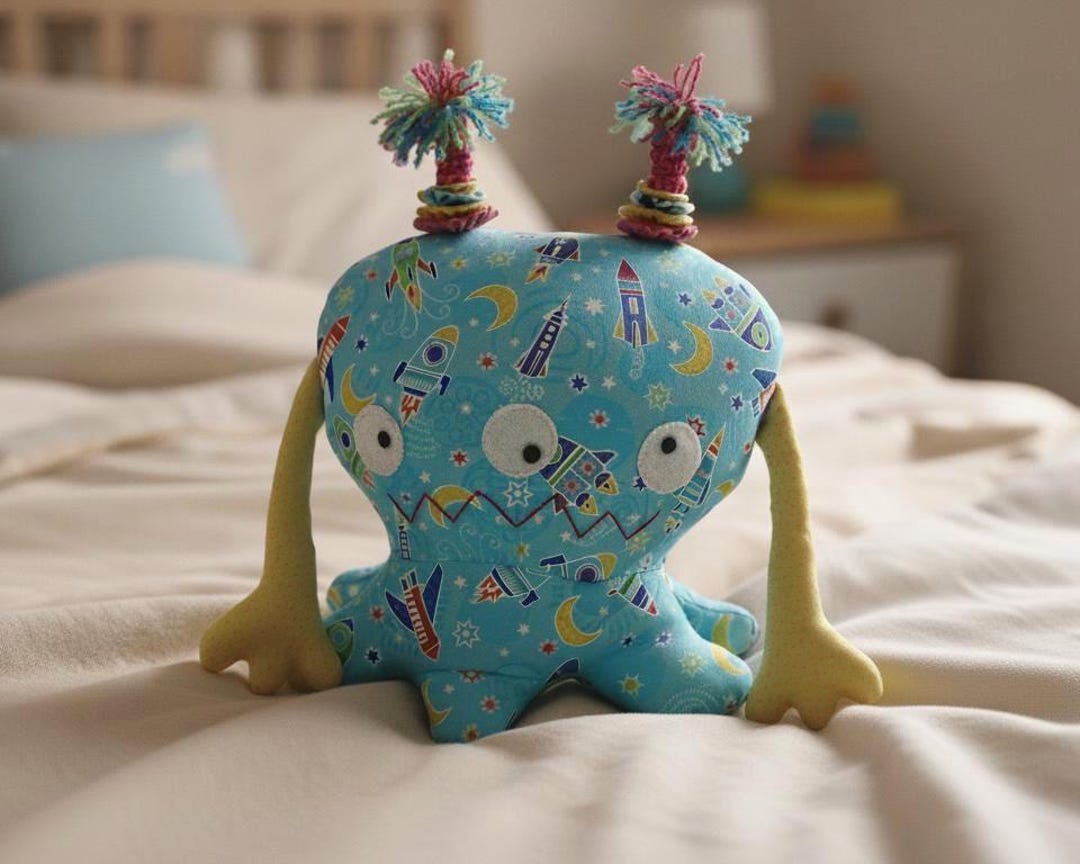 Monster Plush Sewing Pattern, Soft Toy Tutorial (PDF Pattern) - Etsy UK