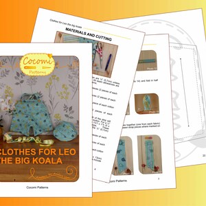 Clothes Sewing Pattern for Stuffies, Outfit Sewing Pattern and Tutorial ...
