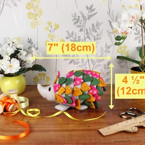 Stuffed Hedgehog Pattern for Sewing, Soft Toy Sewing Pattern, Hedgehog ...
