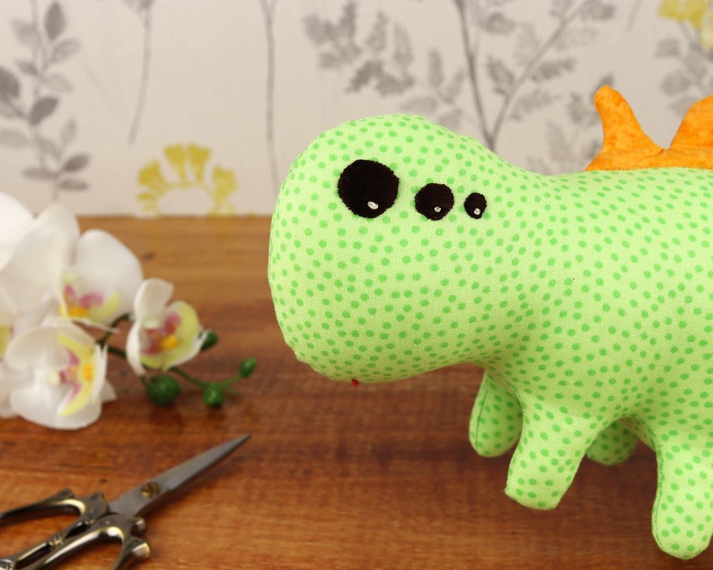 Stuffed Toy Sewing Pattern for Monster, Fabric Toy Sewing Tutorial ...