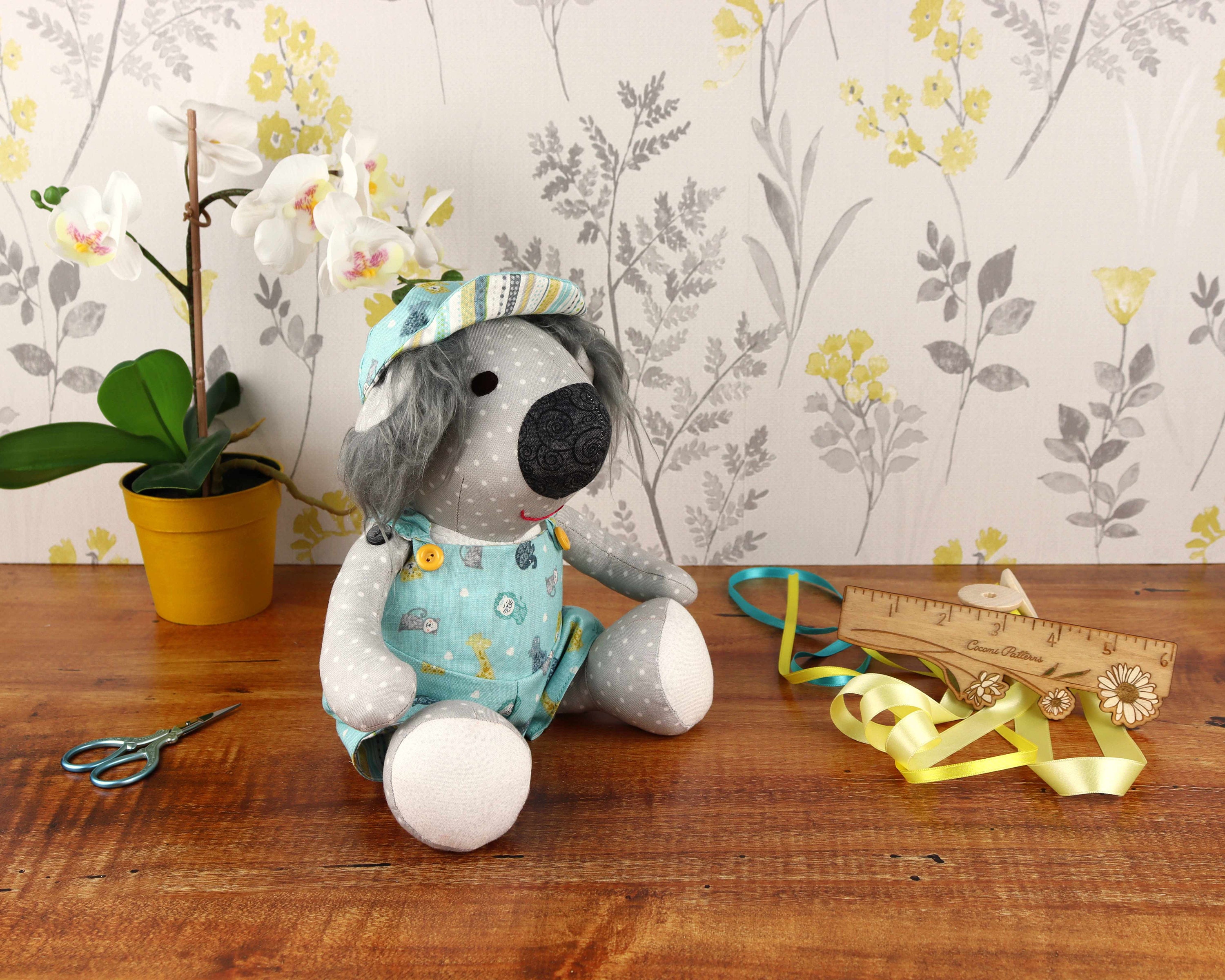 Stuffed Animal With Clothes Pattern and Tutorial, Koala Pdf Sewing ...