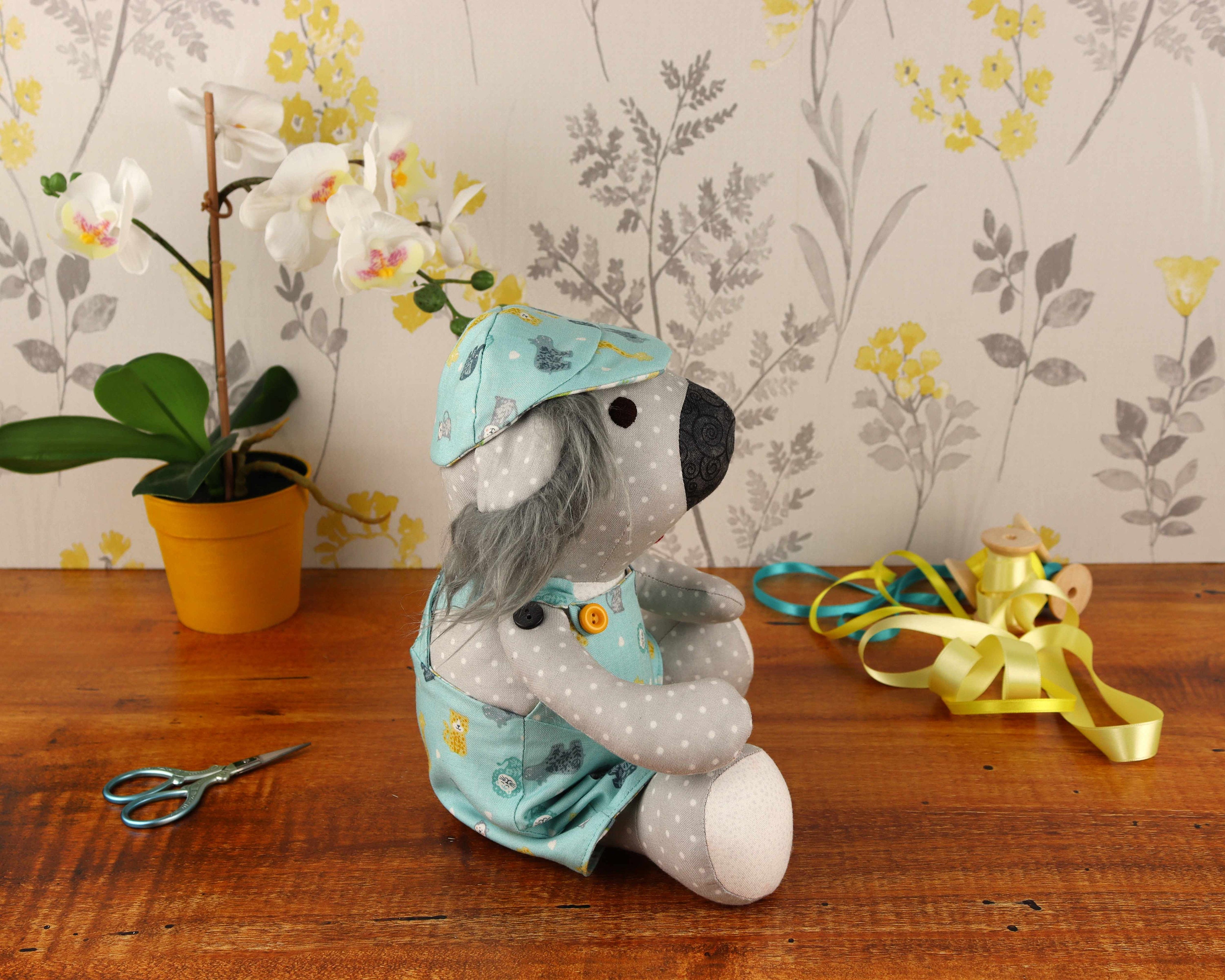 Stuffed Animal With Clothes Pattern and Tutorial, Koala Pdf Sewing ...