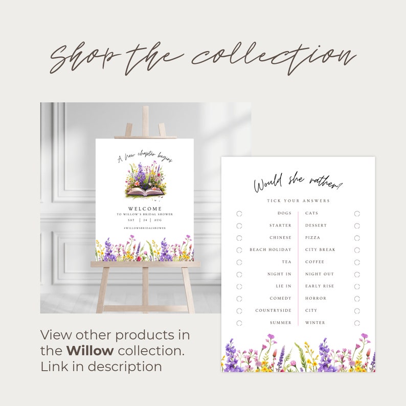 Left Right Bridal Game Template, Pass the Poem, Digital Download, Hen ...