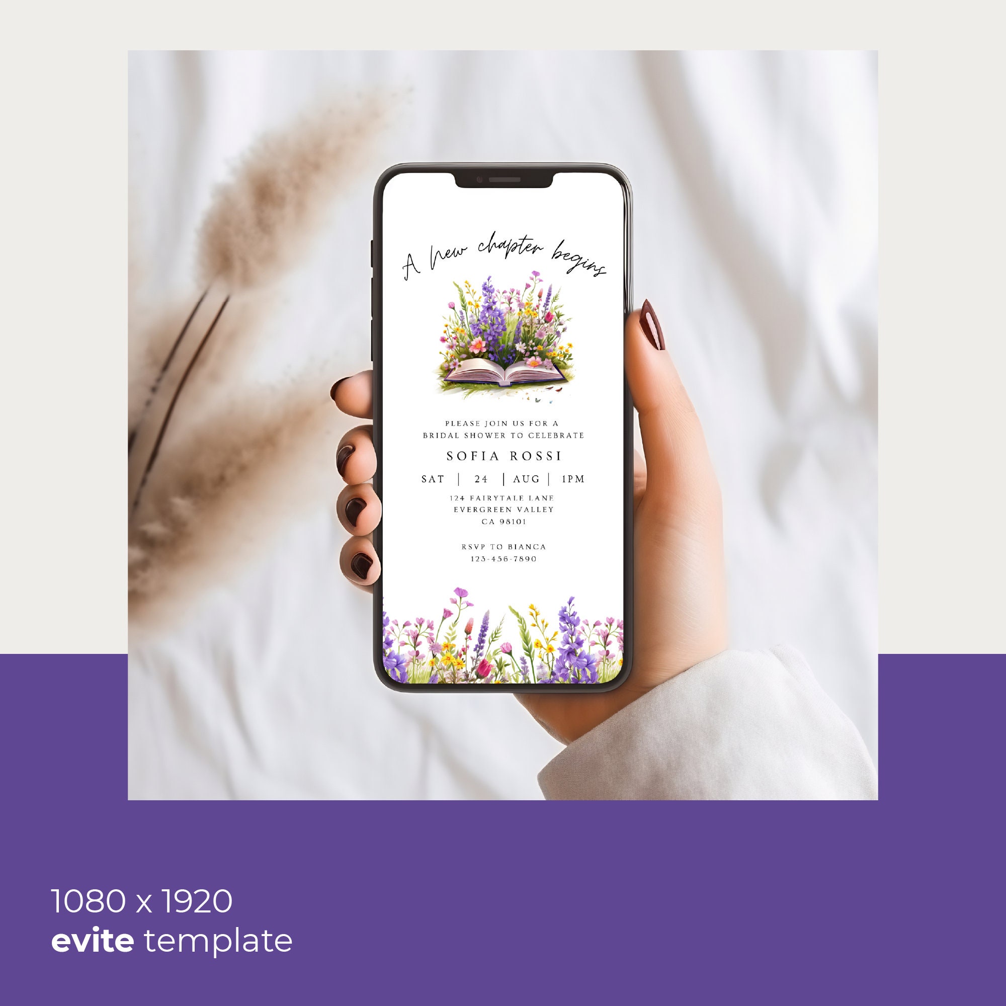 Storybook Invite Bundle, A New Chapter Begins Invitation, Instant ...