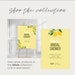 Lemon Bridal Shower Game Template, Personalised Printable Mr & Mrs ...