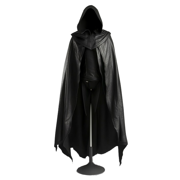Hooded Black Cloak Men - Etsy