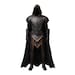 Genuine Pure Black Leather Armoured Hooded Cloak Leather Viking Cloak ...