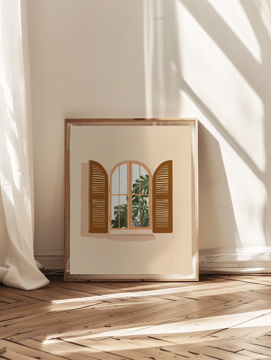 Swiss Cheese Plant Wall Art, Botanical Printable, Monstera Plant Wall ...