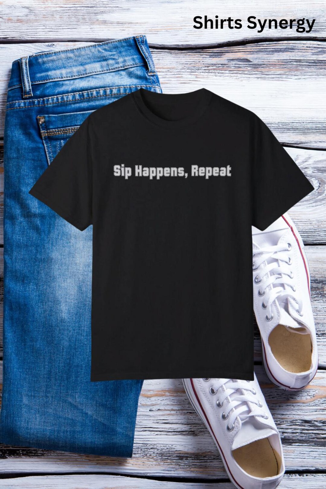 Sip Happens, Repeat T-shirt Bartender Tshirt Funny Drinking Tshirt ...