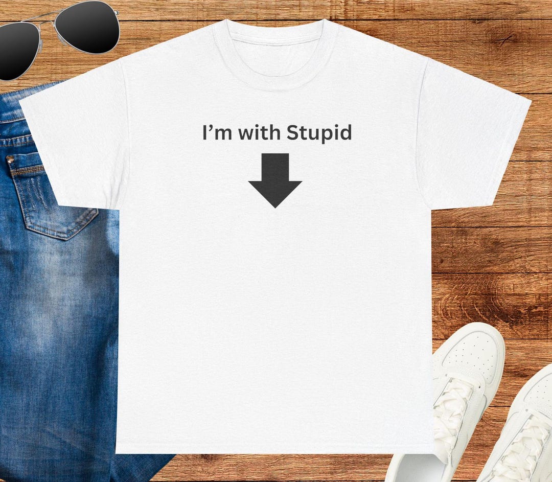 Funny Unisex Heavy Cotton Tee, Humorous T-shirt for Gag Gifts, Casual ...