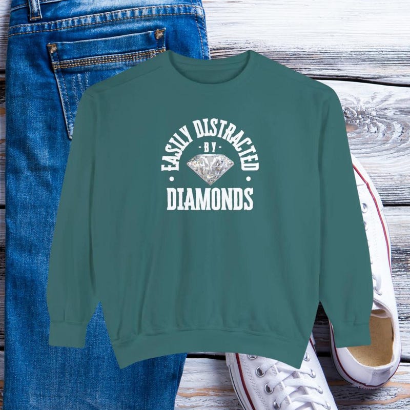 Distracted by Diamonds - Etsy