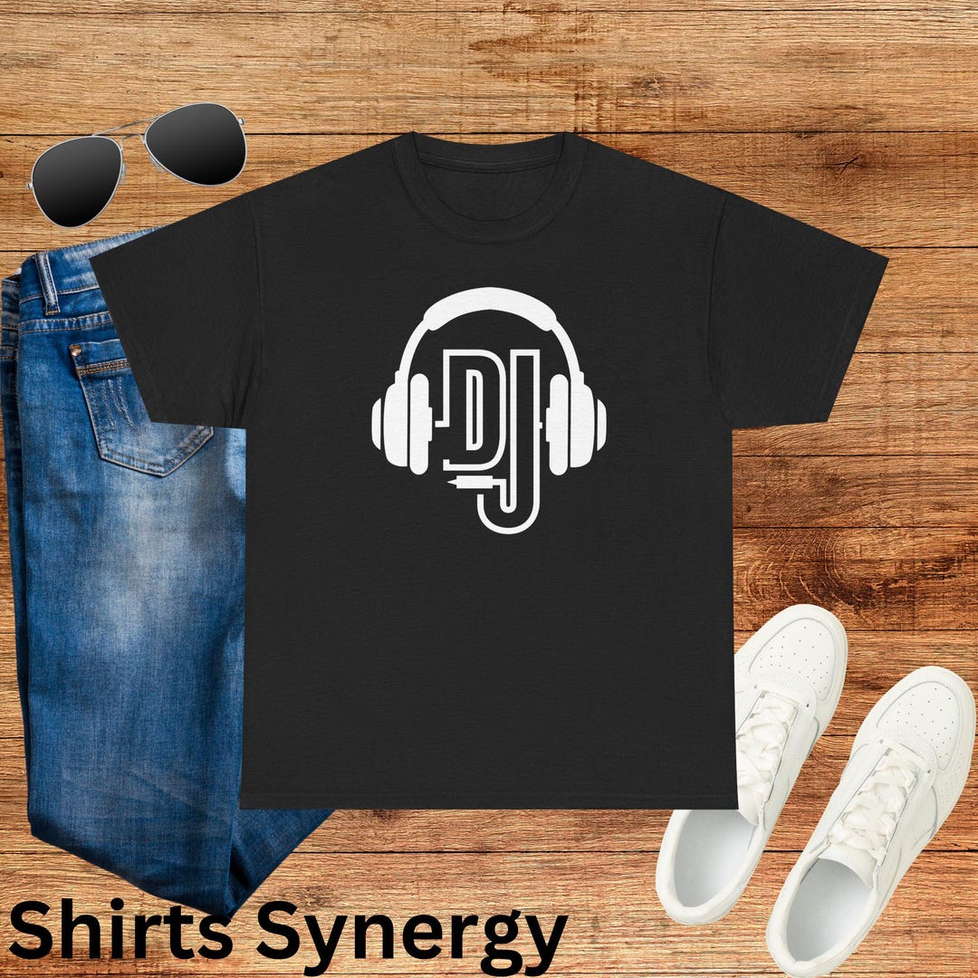 DJ Heavy Cotton Tee | Perfect for Music Lovers, Party Goers, Djs | Gift ...