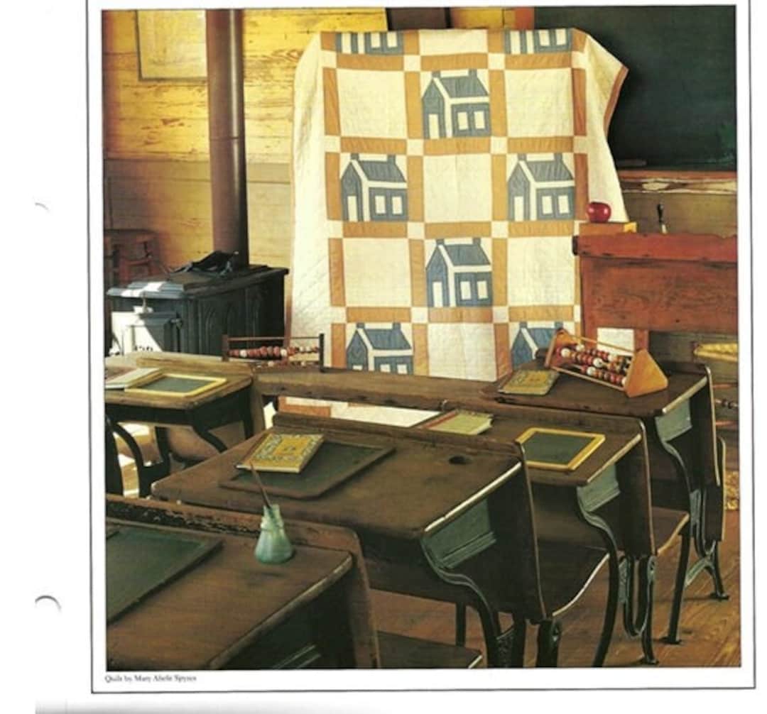 Quilt Pattern Vintage Schoolhouse 1992 Instant Download PDF Format - Etsy