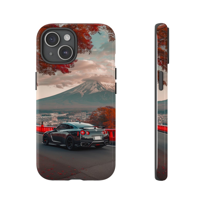 Nissan GTR / R35 GTR in Japan Mountains Phone Case for iPhone 15 14 13 ...