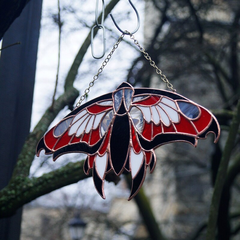 Moth Stained Glass - Etsy