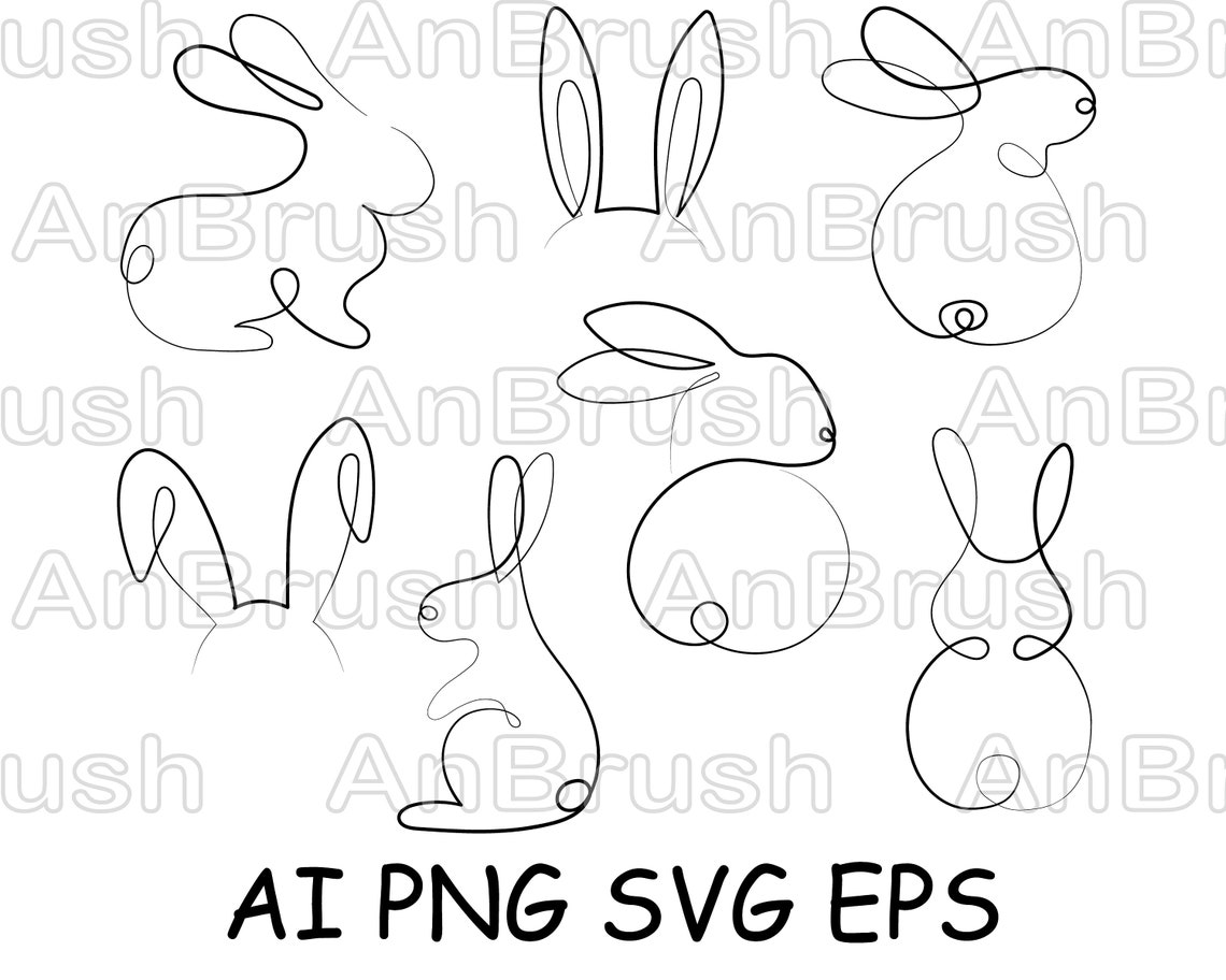 Easter Bunny SVG Cut File, Bunny Svg, Easter Svg, Rabbit Svg, Cute ...