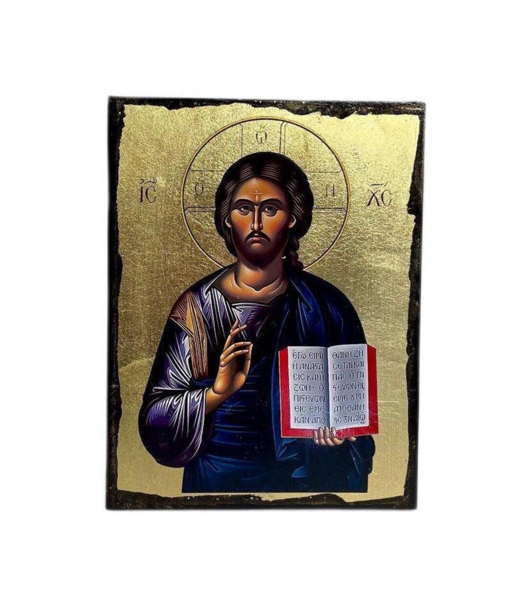 Icon of Jesus Christ Almighty Greek Orthodox Icon, Byzantine Icon ...